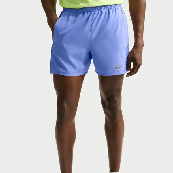 Nike Miler Dri-fit 5" Brief-lined Running Shorts - Blue