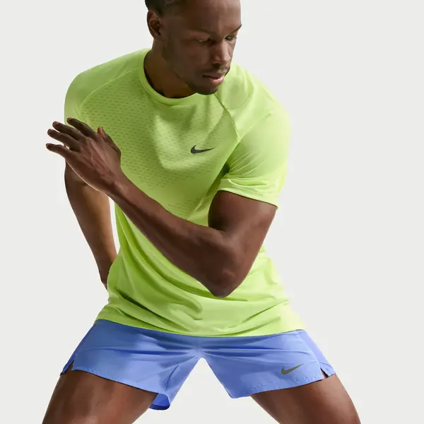 Nike Miler Dri-fit 5" Brief-lined Running Shorts - Blue