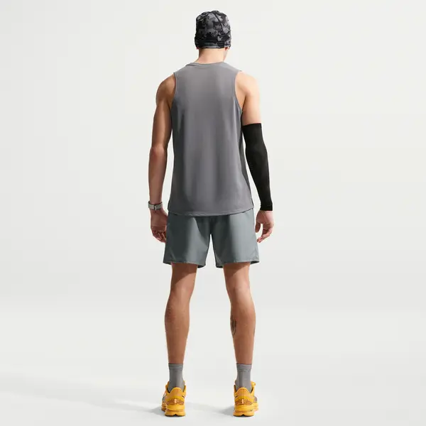 Nike Miler Dri-fit 7" Brief-lined Running Shorts - Grey