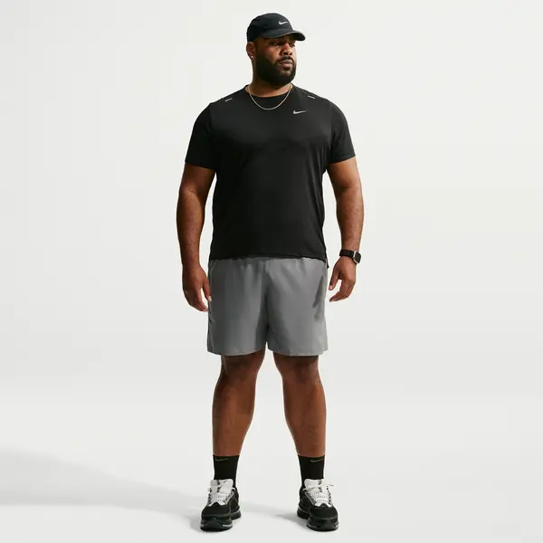 Nike Miler Dri-fit 7" Brief-lined Running Shorts - Grey