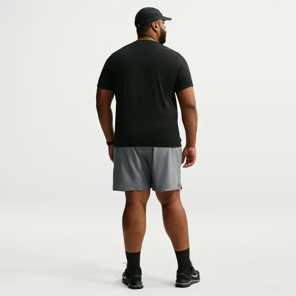 Nike Miler Dri-fit 7" Brief-lined Running Shorts - Grey