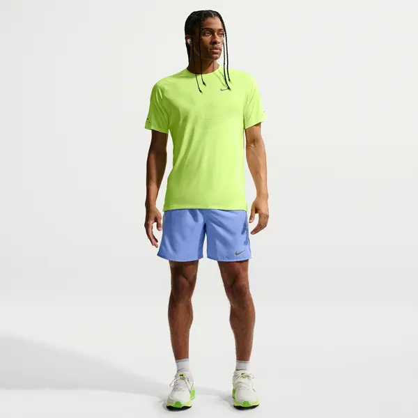 Nike Miler Dri-fit 7" Brief-lined Running Shorts - Blue