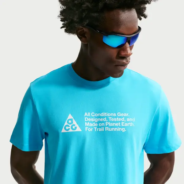 Nike Dri-fit Trail Running T-shirt - Blue