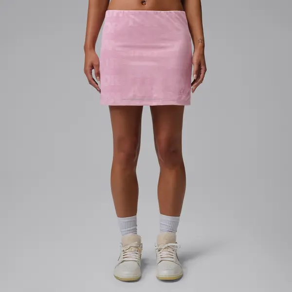 JORDAN Flight Open Knit Skirt - Pink