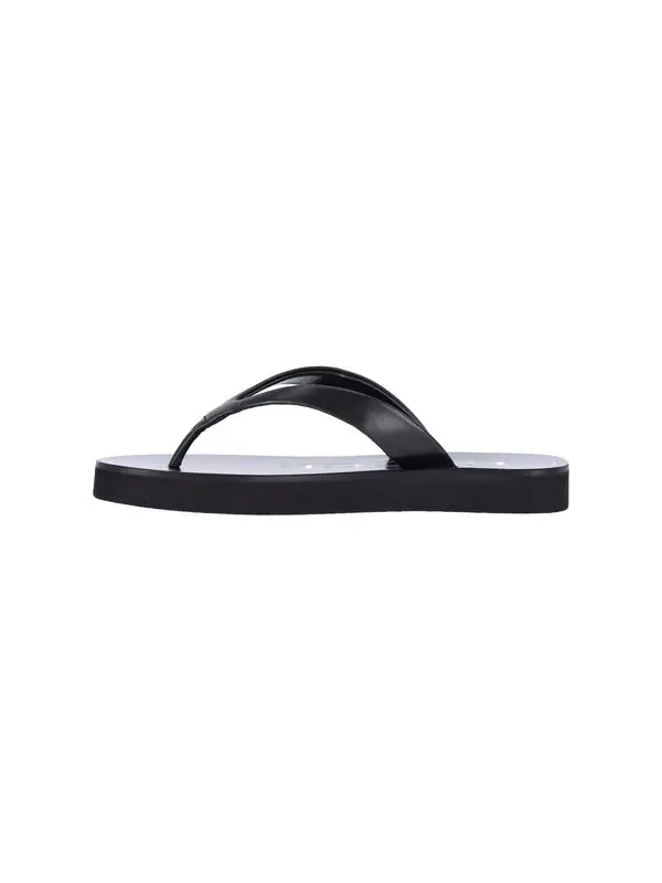 Gucci Mila Double G Sandals - Black