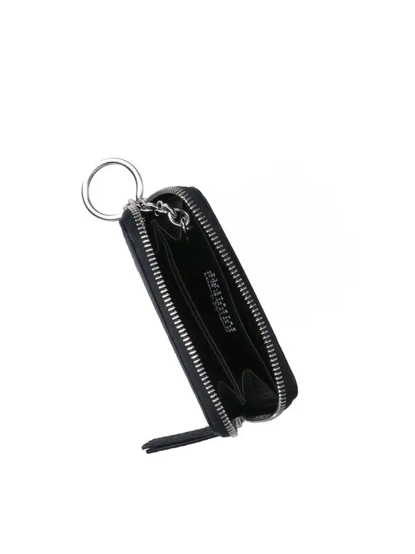 MAISON MARGIELA Zip Wallet "four Stitches - Black