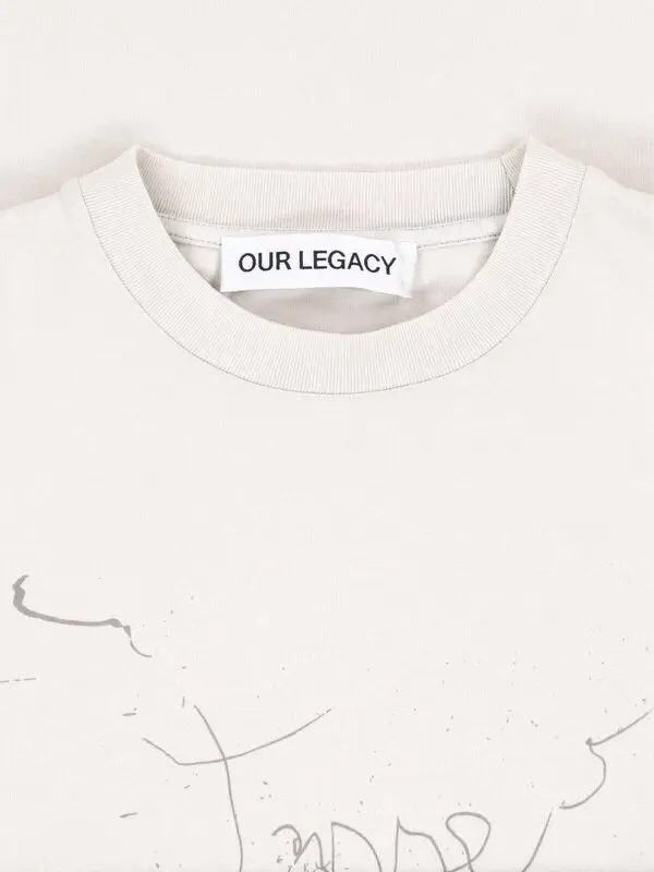 Our Legacy T-shirt "box - Cream
