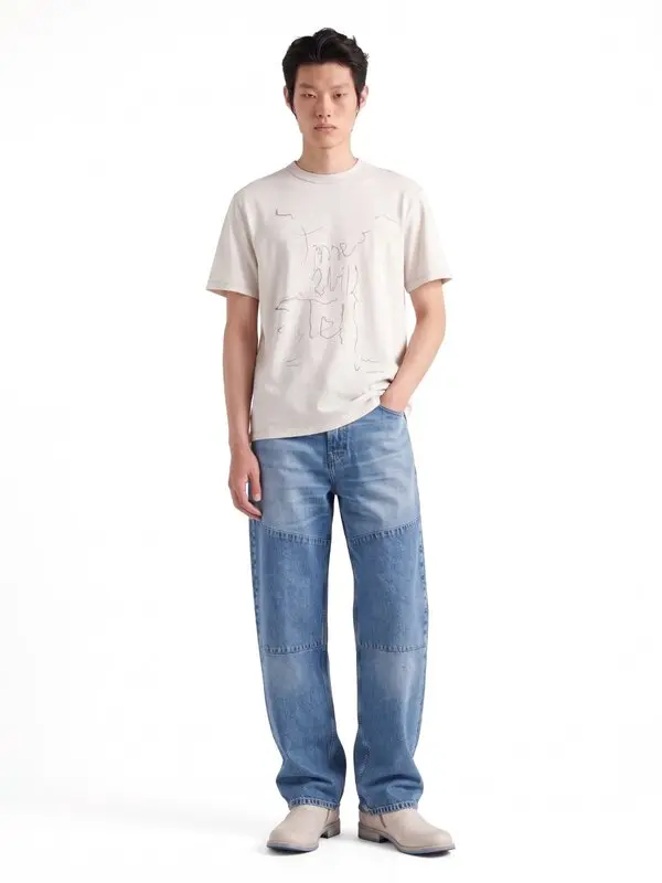 Our Legacy T-shirt “box - Cream