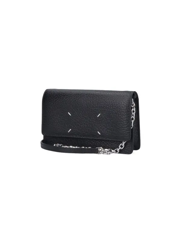 MAISON MARGIELA Four Stitches" Chain Wallet - Black