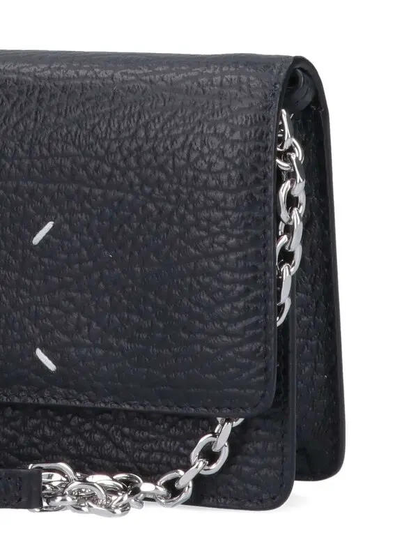MAISON MARGIELA Four Stitches" Chain Wallet - Black