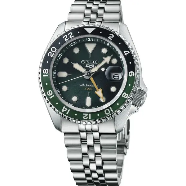 SEIKO WATCHES 5 Sports Automatic Bracelet Watch - Green