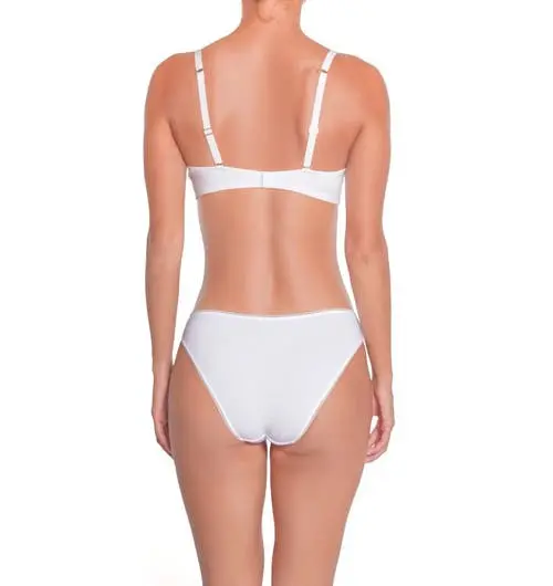 HUIT Coton Bio Underwire Bra - White