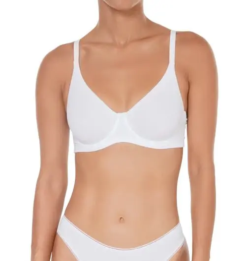 HUIT Coton Bio Underwire Bra - White