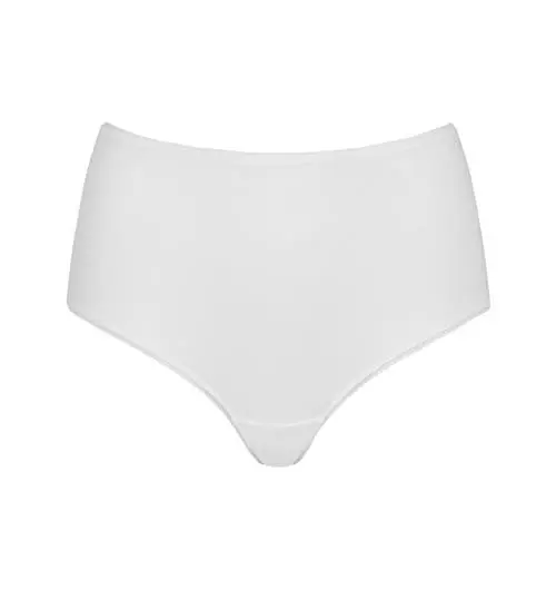 HUIT High Waisted Bikini Bottom - White