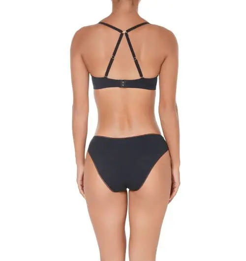 HUIT Coton Bio Bikini - Black