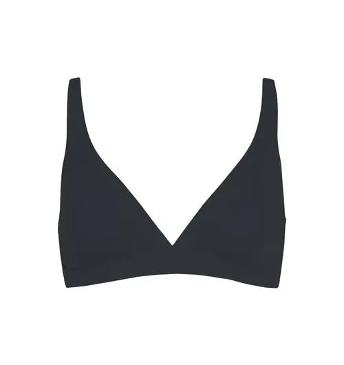 HUIT Coton Bio Bralette - Black