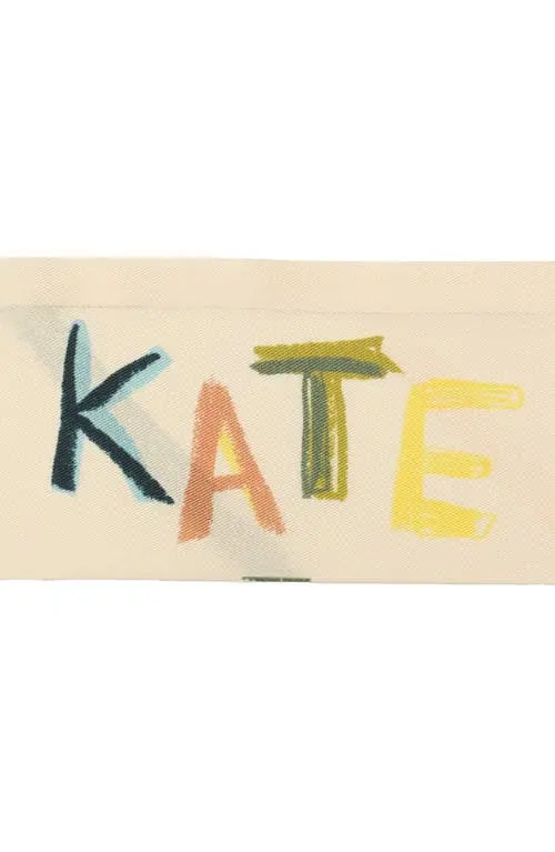 Kate Spade New York Scribble Silk Skinny Scarf