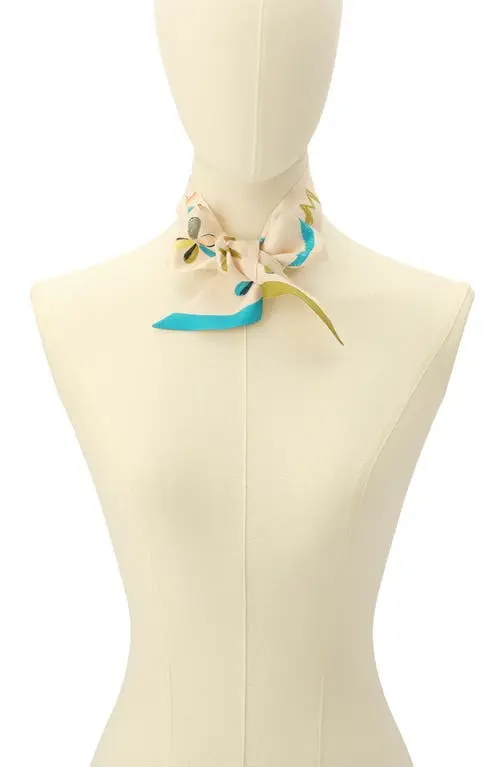 Kate Spade New York Scribble Silk Skinny Scarf