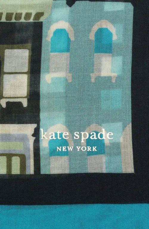 Kate Spade New York Nyc Map Oblong Scarf