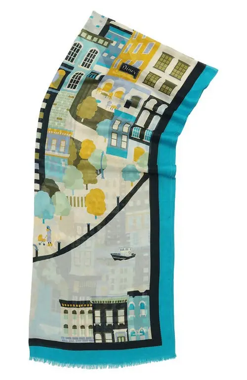 Kate Spade New York Nyc Map Oblong Scarf