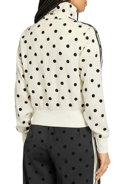 ADIDAS ORIGINALS Firebird Polka Dot Satin Track Jacket