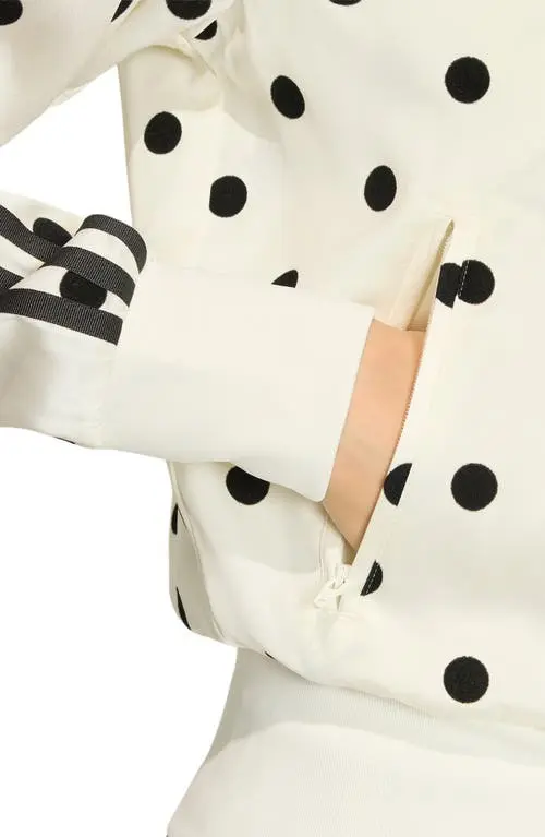 ADIDAS ORIGINALS Firebird Polka Dot Satin Track Jacket