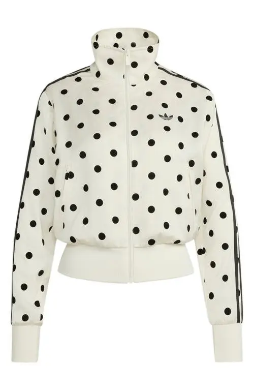 ADIDAS ORIGINALS Firebird Polka Dot Satin Track Jacket