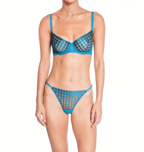 HUIT Deco Dots Lace Underwire Bra