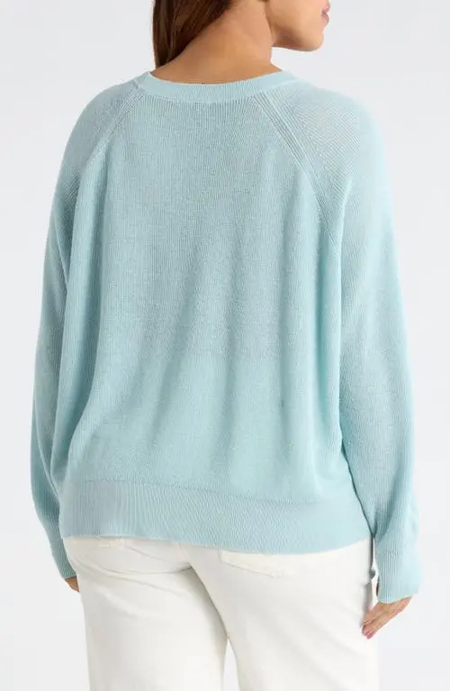 Eileen Fisher Organic Linen & Cotton Blend Crewneck Sweater
