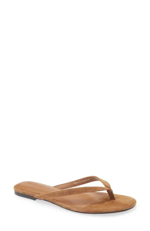 Madewell Iggy Flip Flop - Glazed Walnut