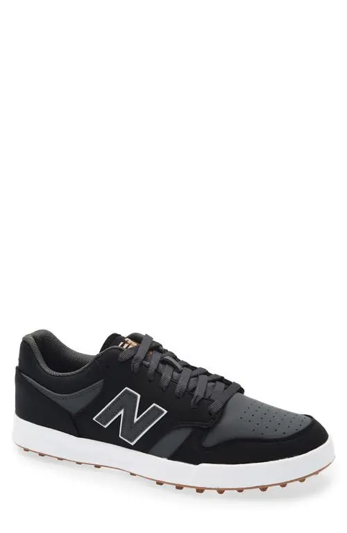 NEW BALANCE 480 Golf Sl Waterproof Spikeless Golf Shoe - Black/grey