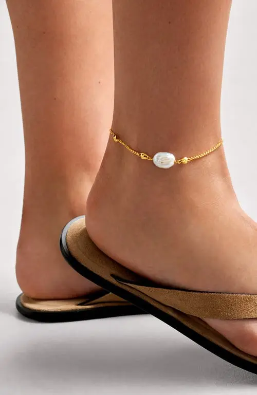 KATIE LOXTON Sol Pearl Anklet