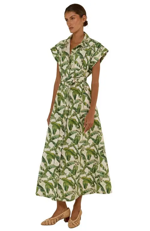 PALM NOOSA Siren Maxi Shirt Dress