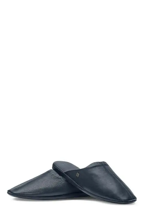 TOGAS Glen Leather Slippers - Blue