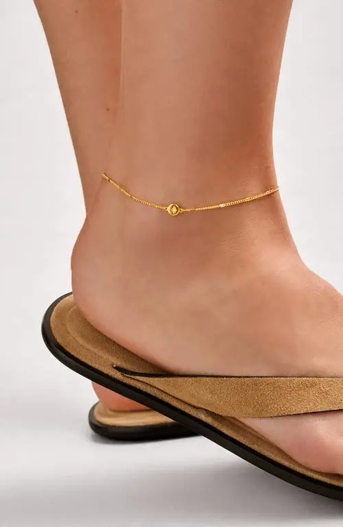 KATIE LOXTON Aphira Anklet With Star Charm
