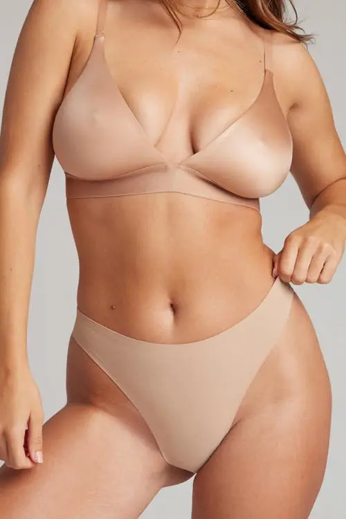 NEGATIVE UNDERWEAR Base High Thong - Buff