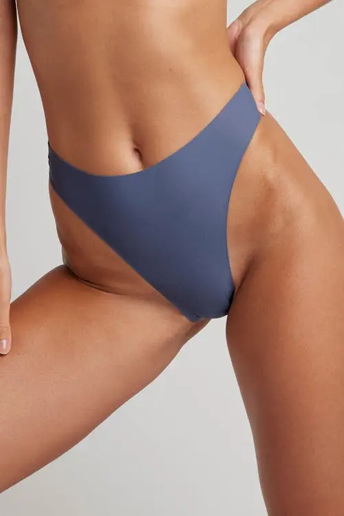 NEGATIVE UNDERWEAR Base High Thong - Shadow