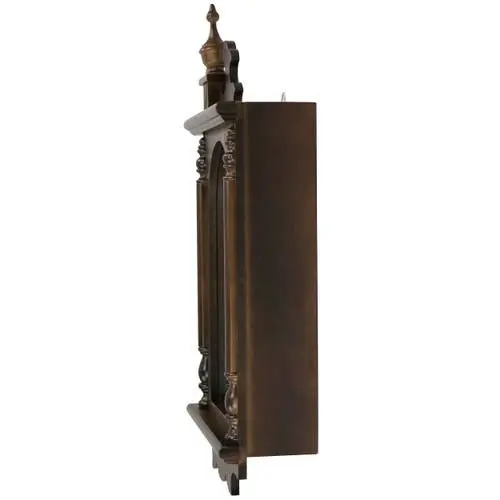 BEDFORD CLOCK COLLECTION Leo 21in Wood Chiming Pendulum Wall Clock
