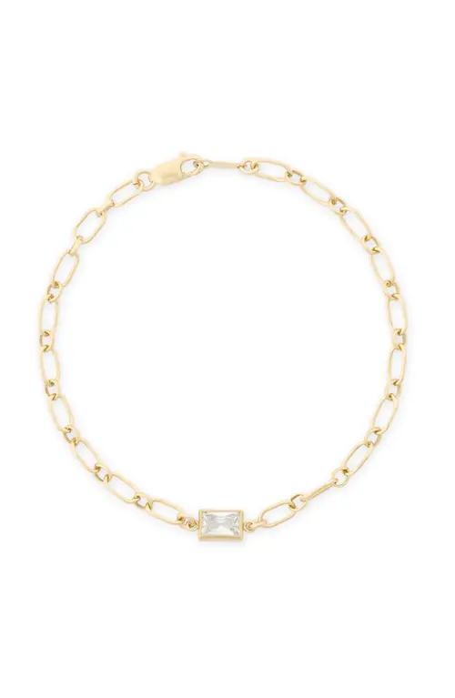 CUFFED BY NANO Open Link Bracelet With Cubic Zirconia