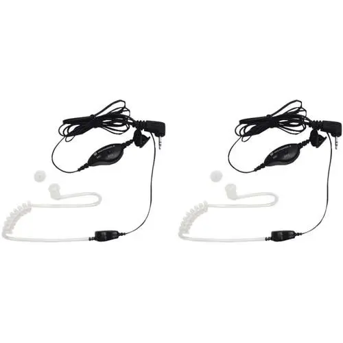 MOTOROLA SOLUTIONS Surveillance Headset For Motorola Talkabout® Two-way Radios - Black