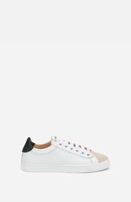 Agl Sade Feminine Sneaker - White-powder Pink-black