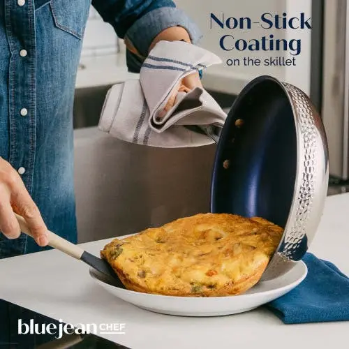 BLUE JEAN CHEF 3-piece Stainless Steel Cookware Set