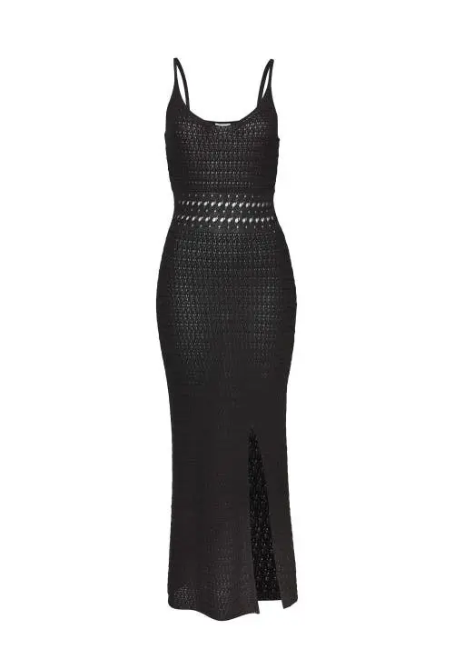 LASCANA Crochet Maxi Dress Cover Up