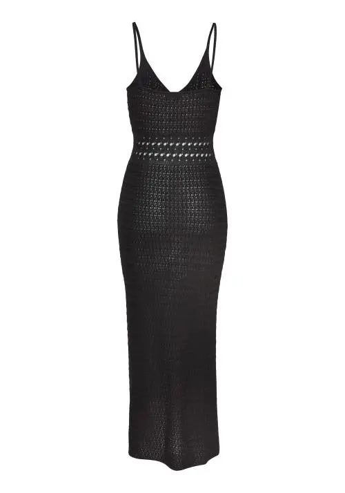 LASCANA Crochet Maxi Dress Cover Up