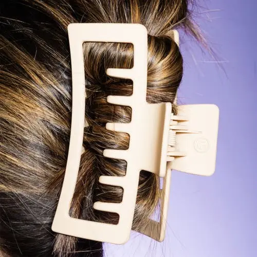 GIMME BEAUTY Thick Rectangle Double Teeth Claw Clip