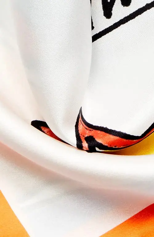 Missoni Doodle Print Silk Square Scarf