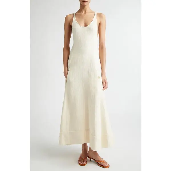TOTEME Sculpted Cotton Sablé Dress