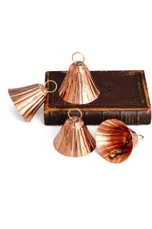COPPERMILL KITCHEN Cmk Bell Ornamentsset Of 4 - Copper