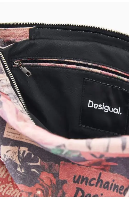 Desigual Collage Denim Tote