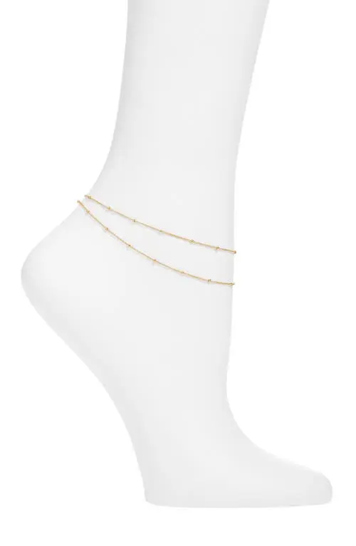 SET & STONES Palmer Anklet - Gold